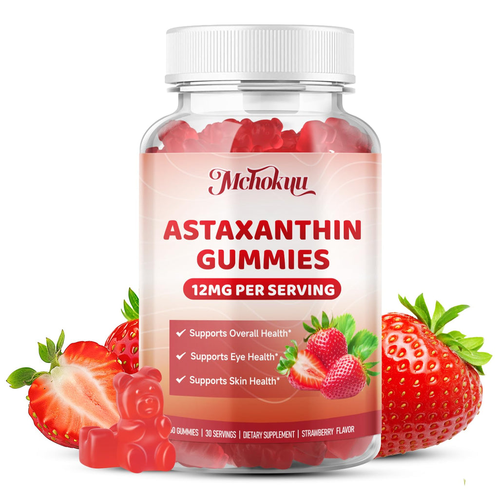 Astaxanthin gummies for enhanced athletic performance