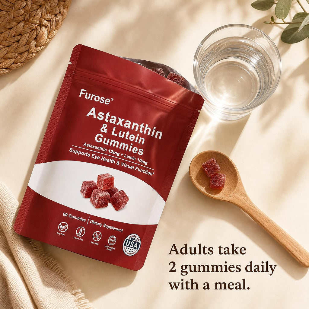 Astaxanthin gummies for eye health benefits