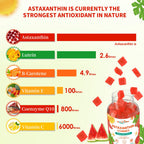 Astaxanthin gummies for skin support