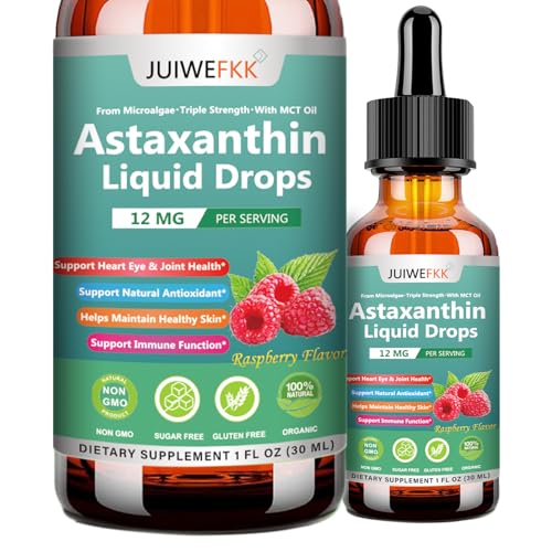 Astaxanthin liquid drops for wellness