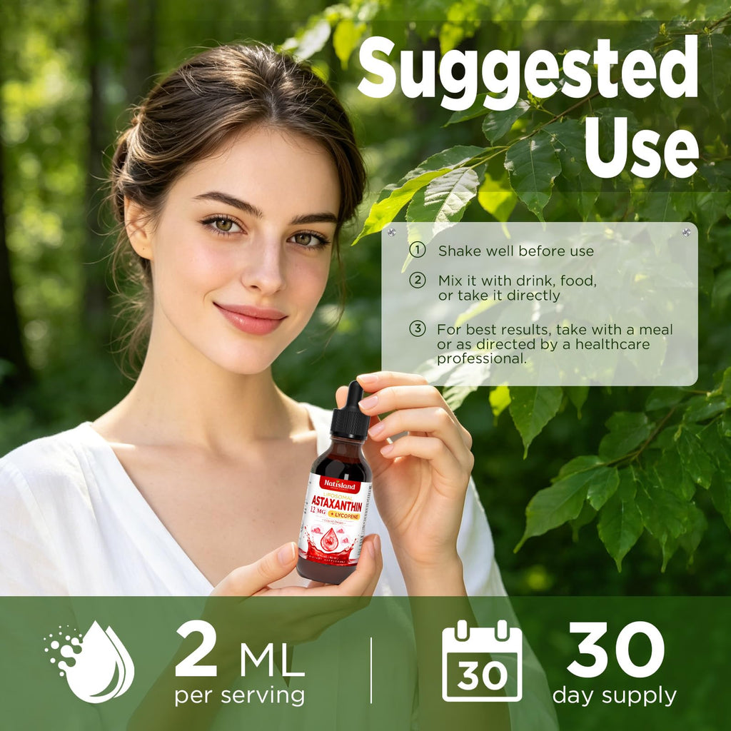 Astaxanthin liquid for daily wellness