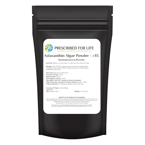 Astaxanthin powder for skin health