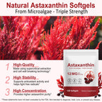 Astaxanthin softgels for athletic performance