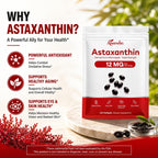 Astaxanthin softgels for athletic recovery