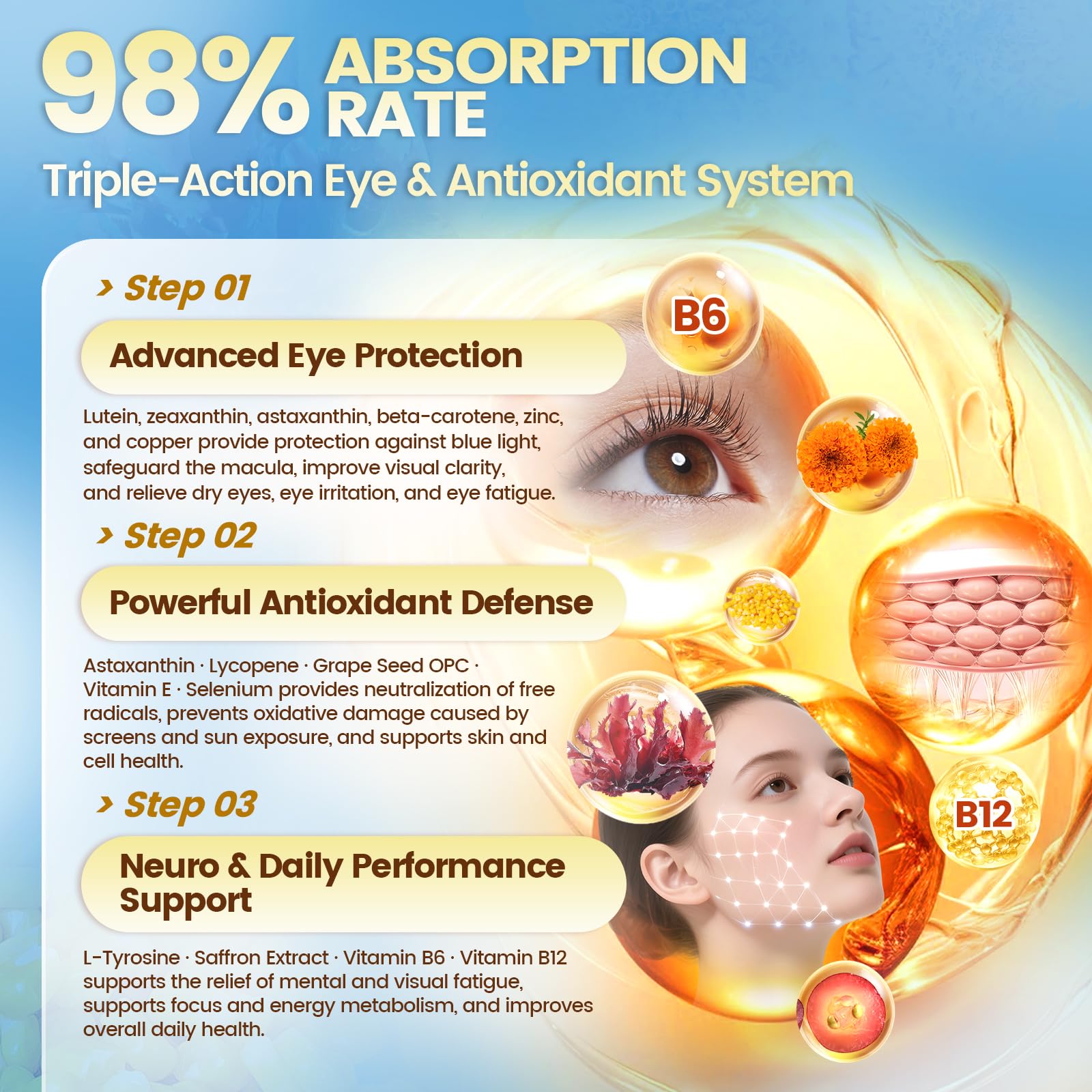 Astaxanthin softgels for daily wellness
