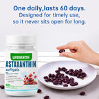 Astaxanthin softgels for daily wellness