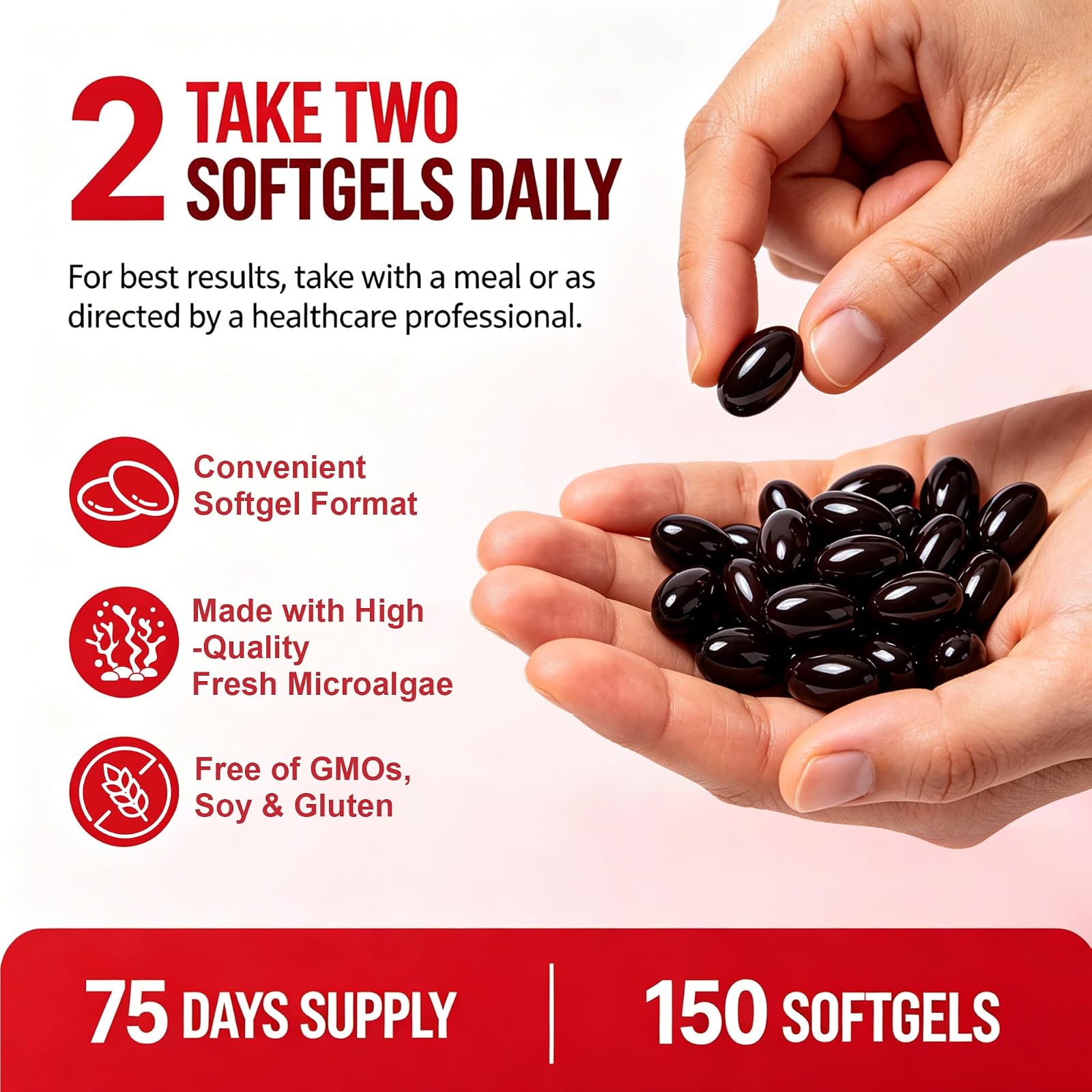 Astaxanthin softgels for daily wellness