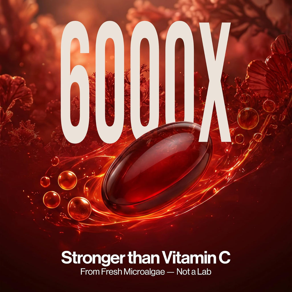Astaxanthin softgels for enhanced recovery