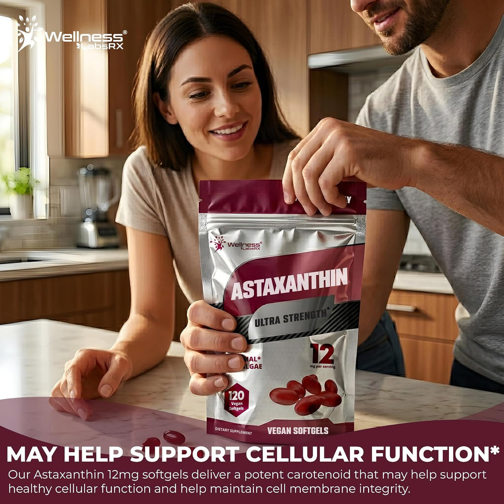 Astaxanthin softgels for immune health
