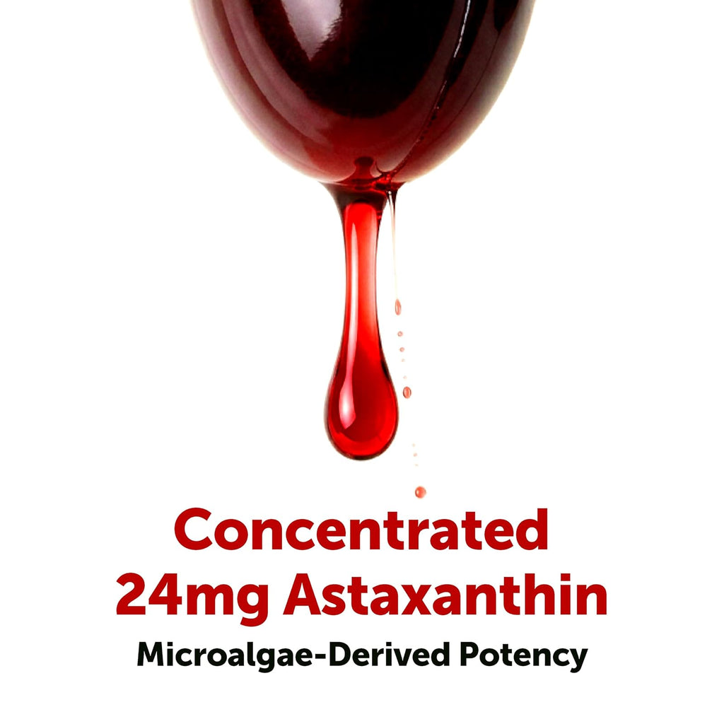 Astaxanthin softgels for immune system boost