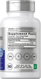 Astaxanthin softgels for skin health