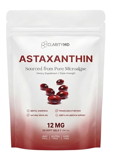 Astaxanthin softgels for skin health
