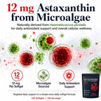 Astaxanthin softgels for skin health