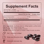 Astaxanthin softgels for skin health