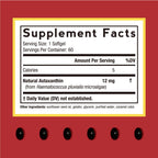 Astaxanthin softgels for skin support
