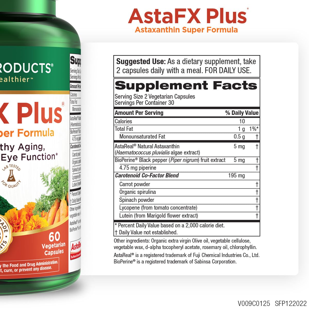 Astaxanthin super formula for wellness
