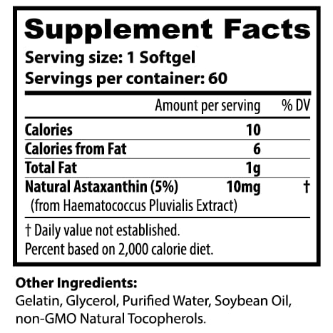 astaxanthin supplement for overall wellness