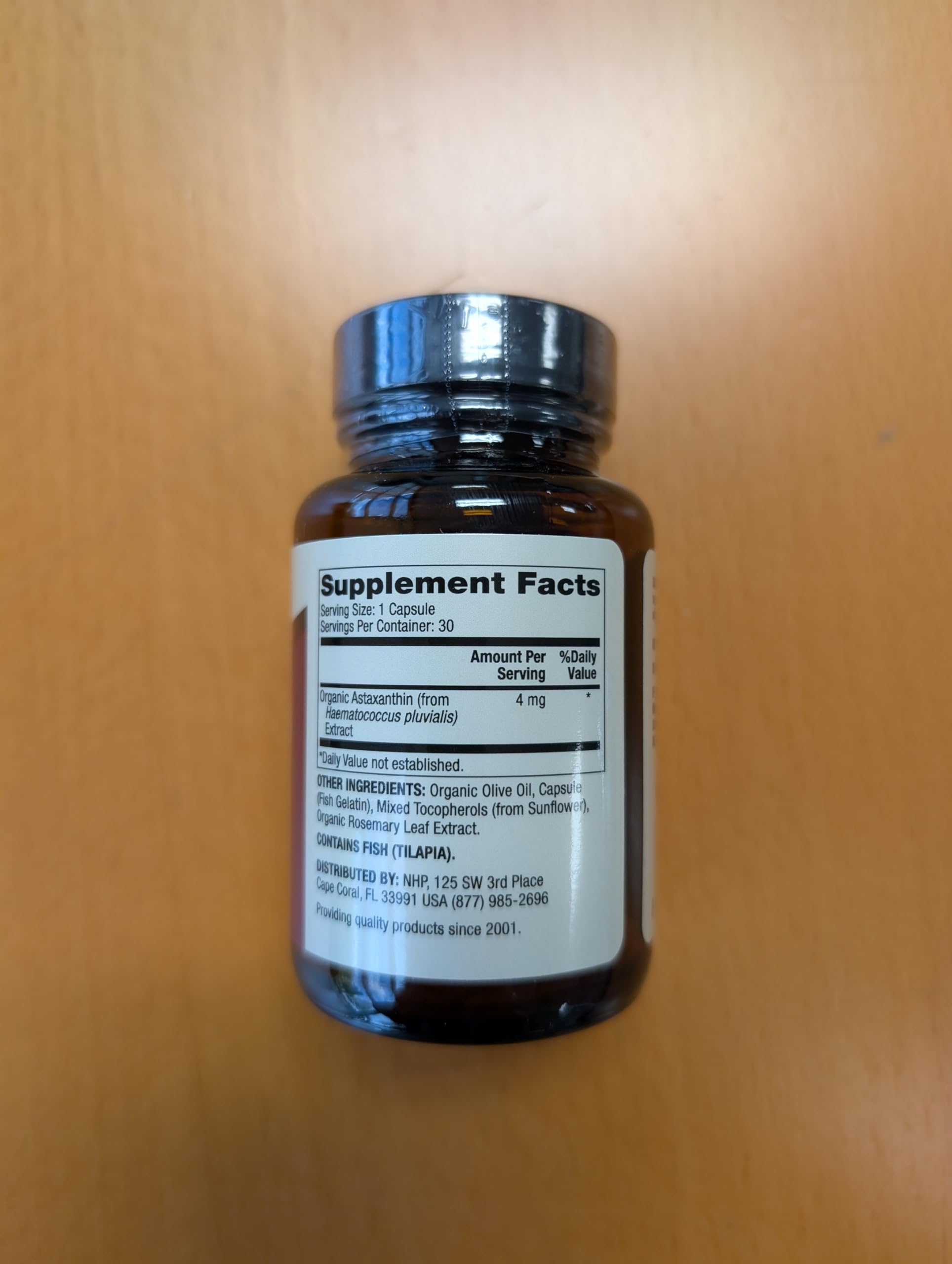 astaxanthin supplement for skin protection
