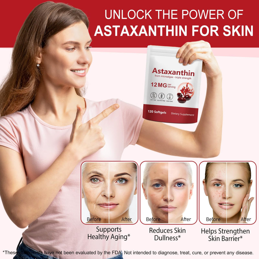 Astaxanthin supplements for immune boost