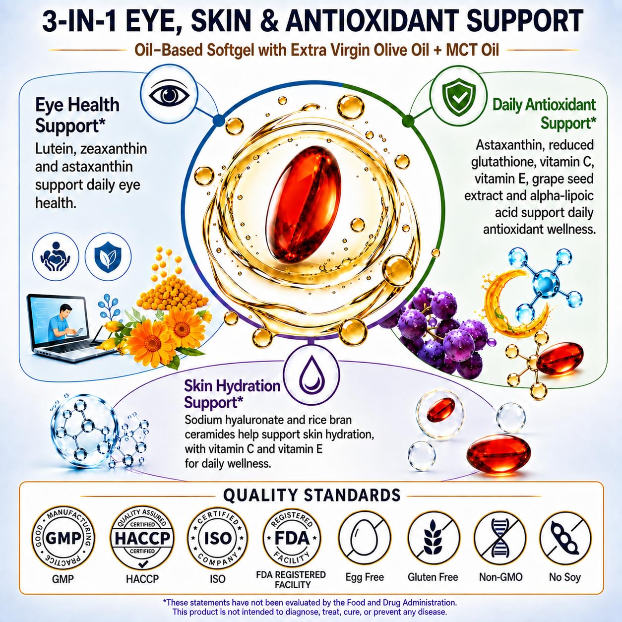 Astaxanthin support for immune system