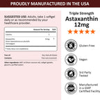 Astaxanthin with MCT oil for brain health