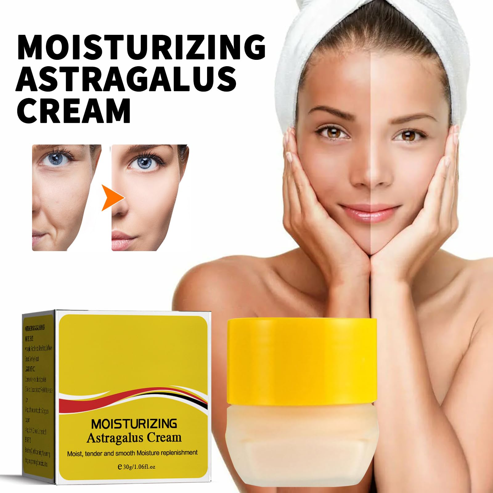 Astragalus cream for healthy skin
