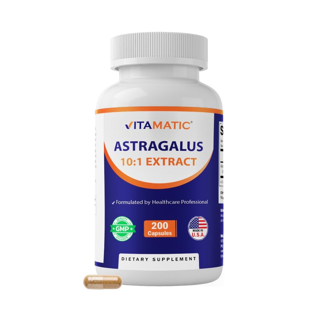 astragalus herbal supplement capsules