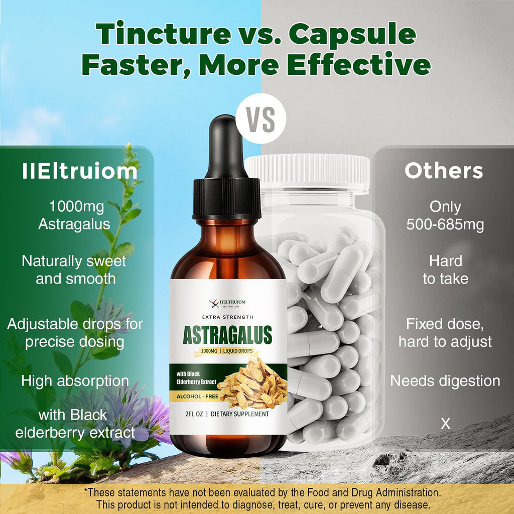 Astragalus root drops for vitality