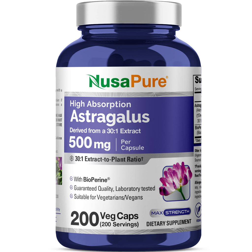 Astragalus root herbal supplement