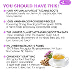 Astragalus root tea for wellness