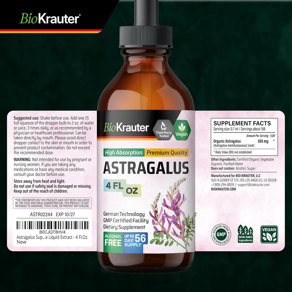 astragalus tincture for daily health