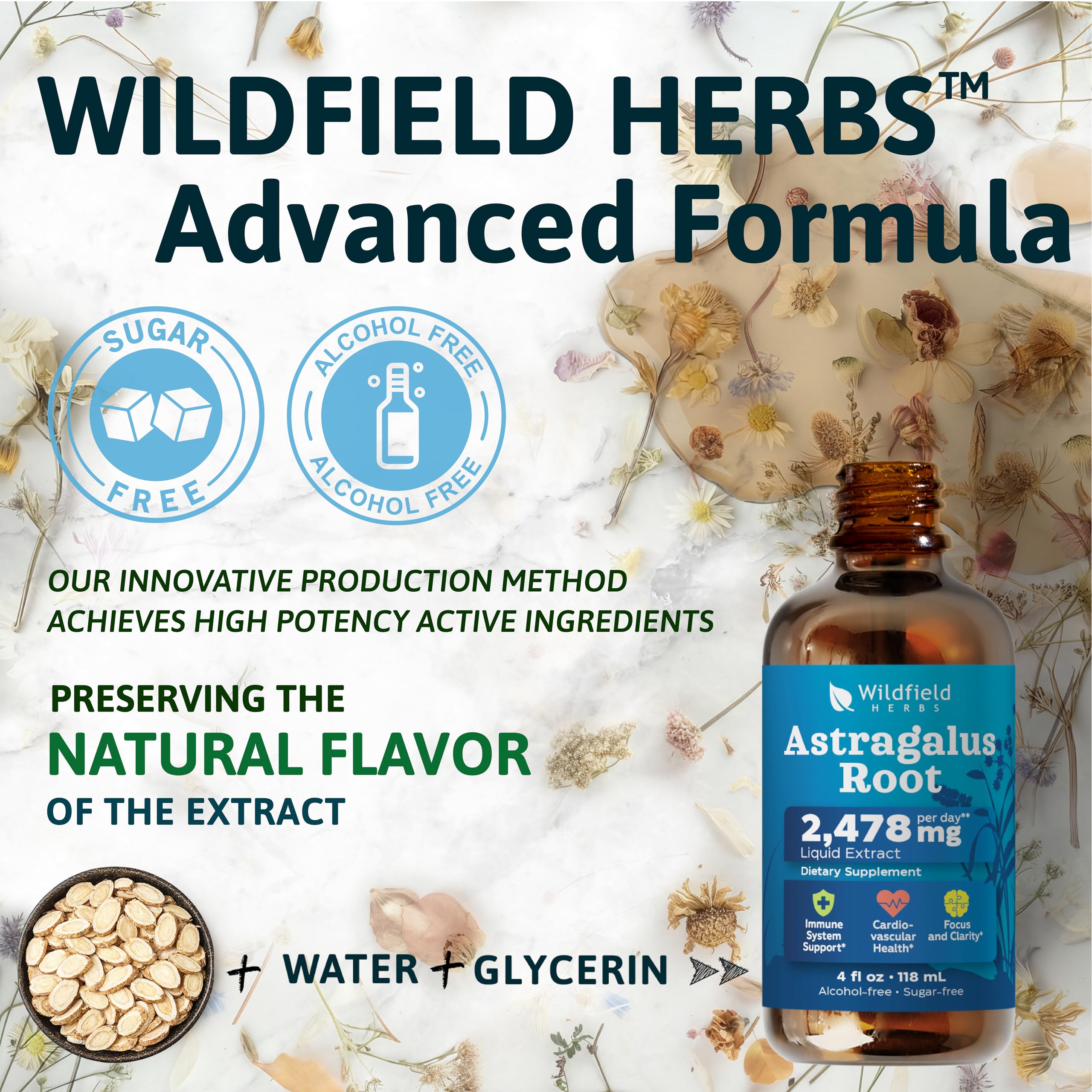 Astragalus tincture for holistic health