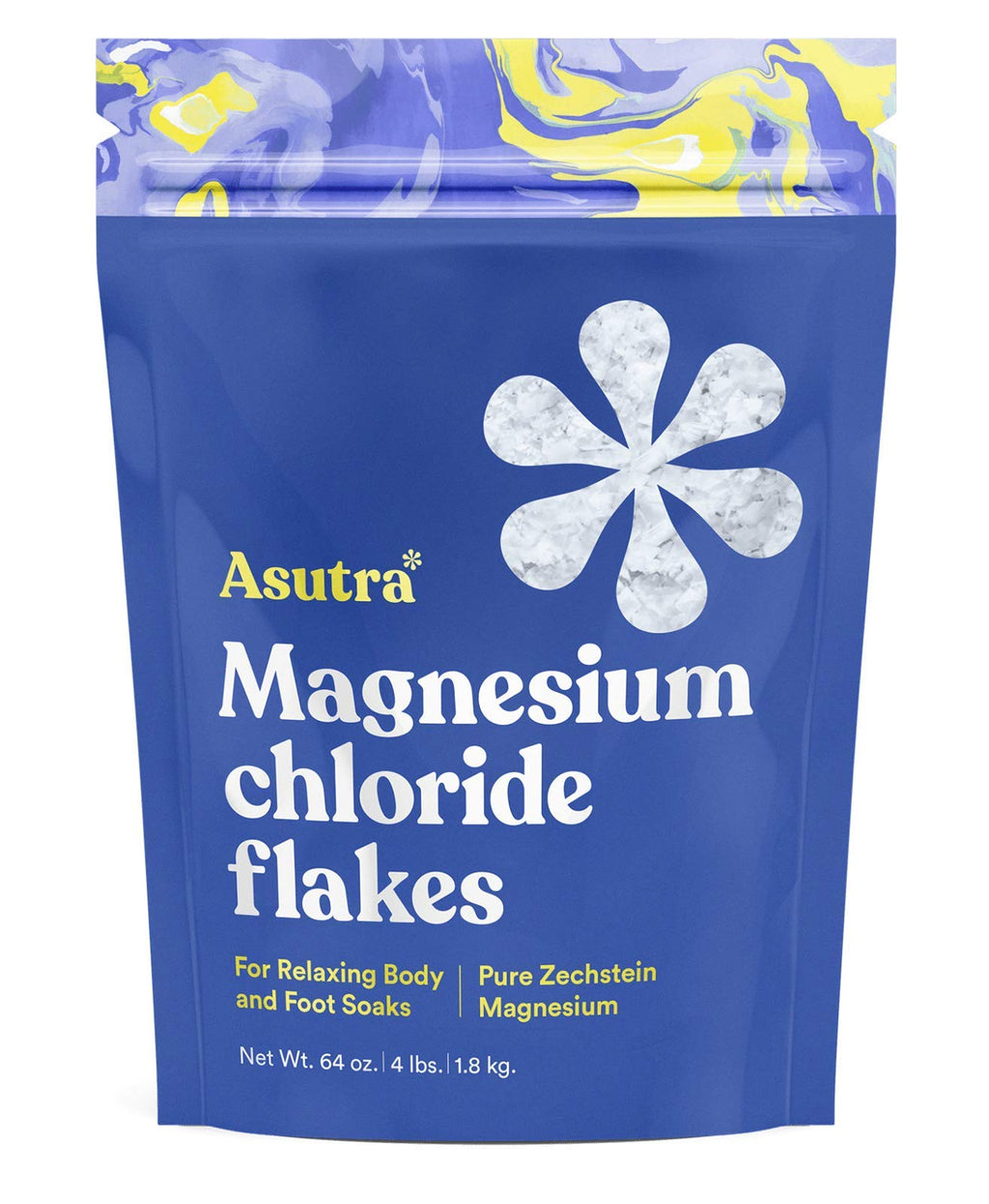 Asutra magnesium chloride flakes for relaxation