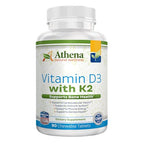Athena Vitamin D3 chewable tablets