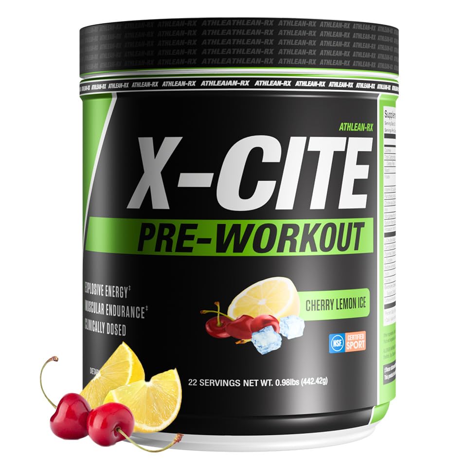 ATHLEAN-X pre-workout cherry lemon ice