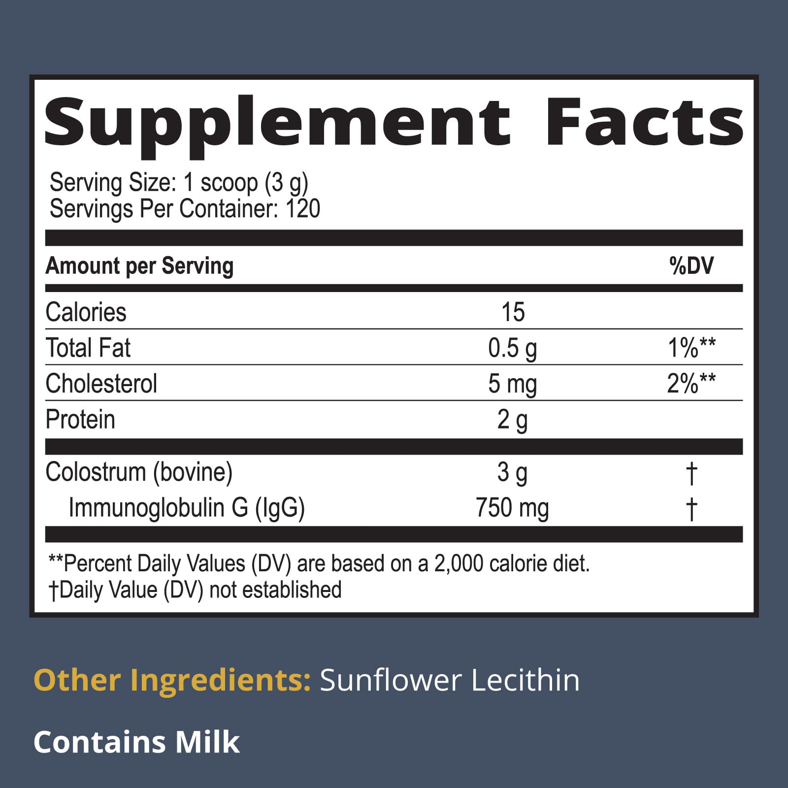 Athletic Peak colostrum for muscle recovery