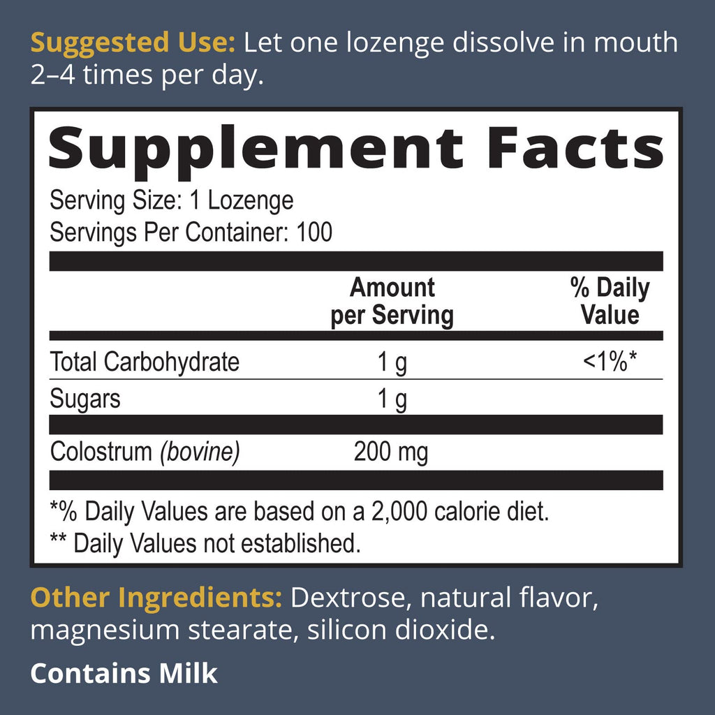 Athletic Peak lozenges for post-workout