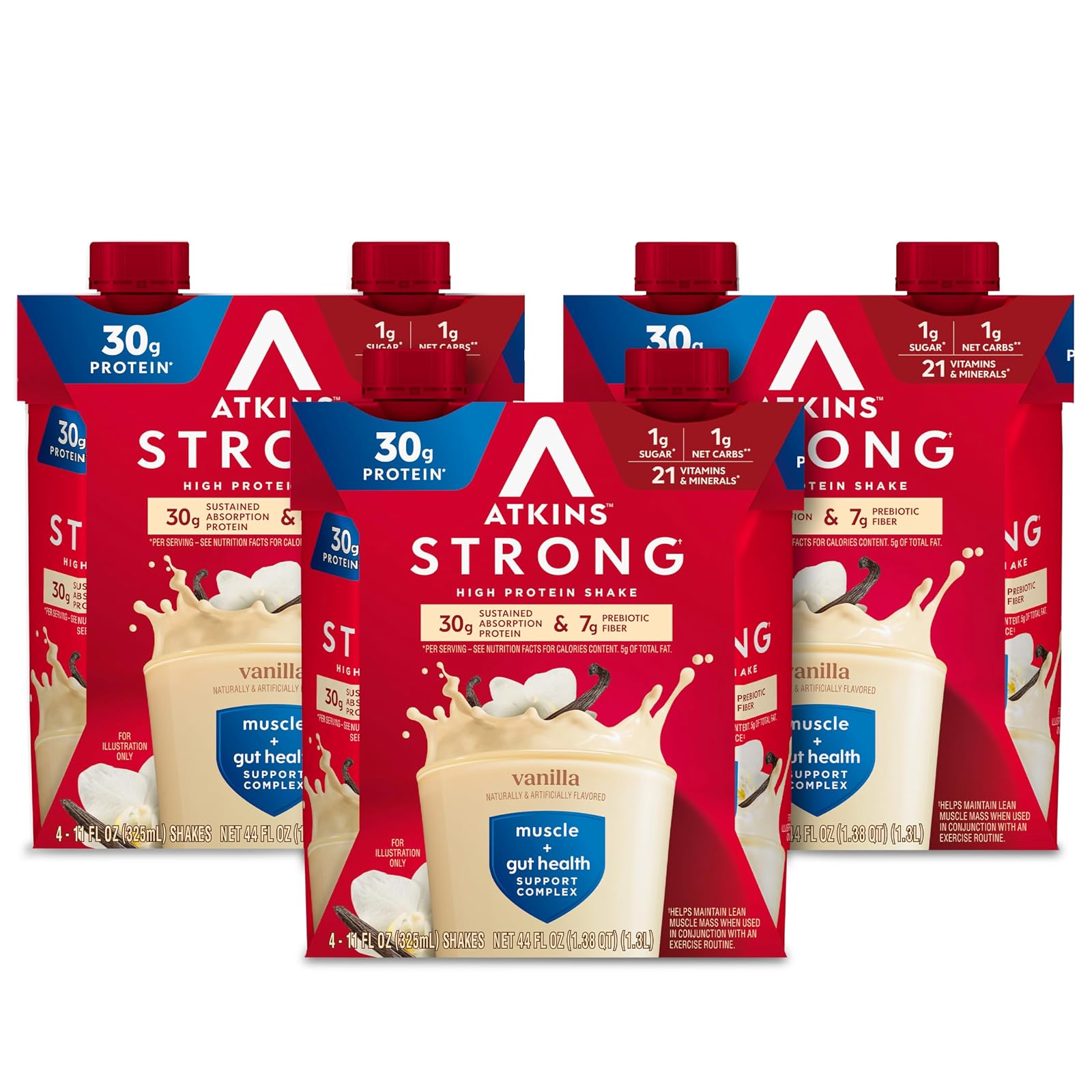 Atkins protein shake vanilla flavour