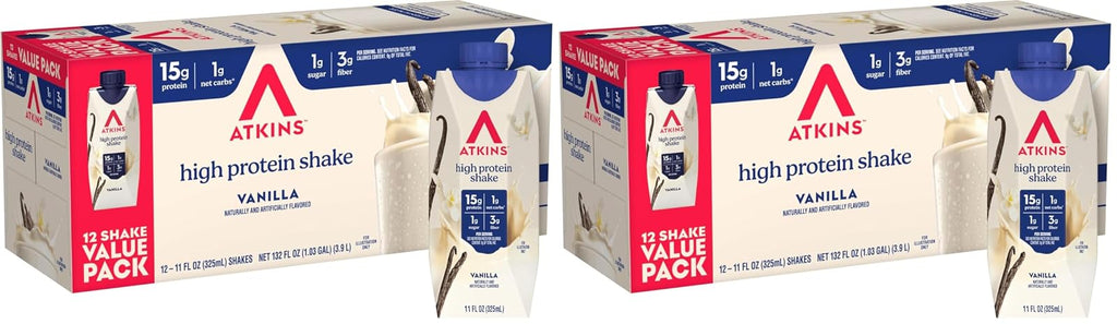 Atkins whey protein vanilla shake