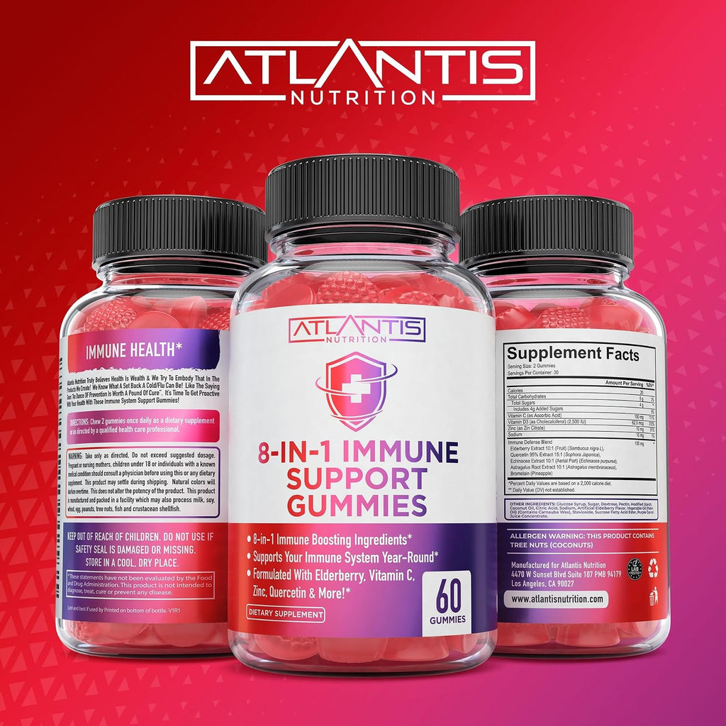 Atlantis elderberry gummies for daily health