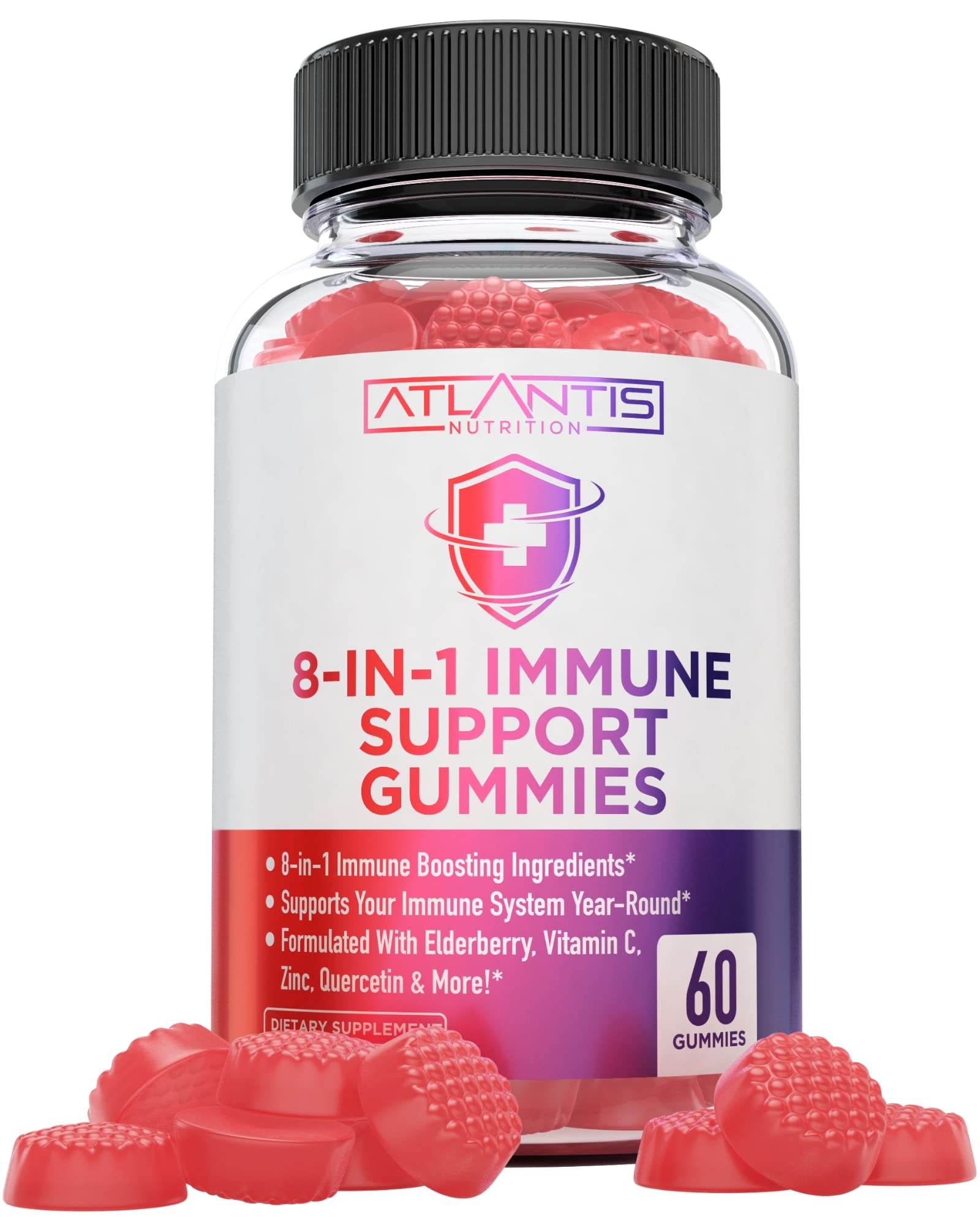 Atlantis Nutrition elderberry gummies for immunity