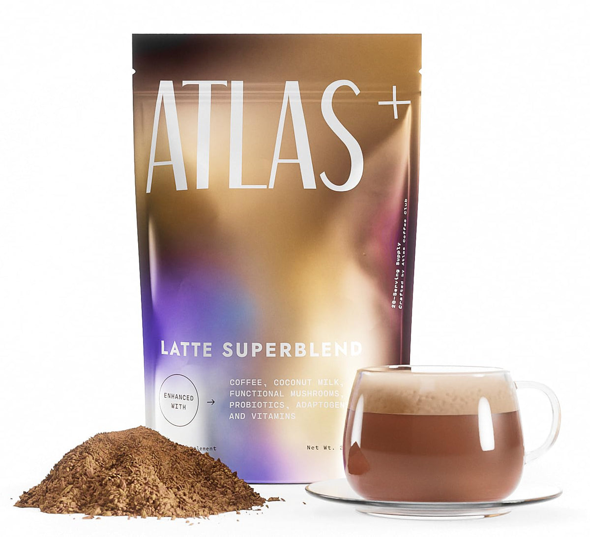 Atlas+ mushroom coffee superblend benefits