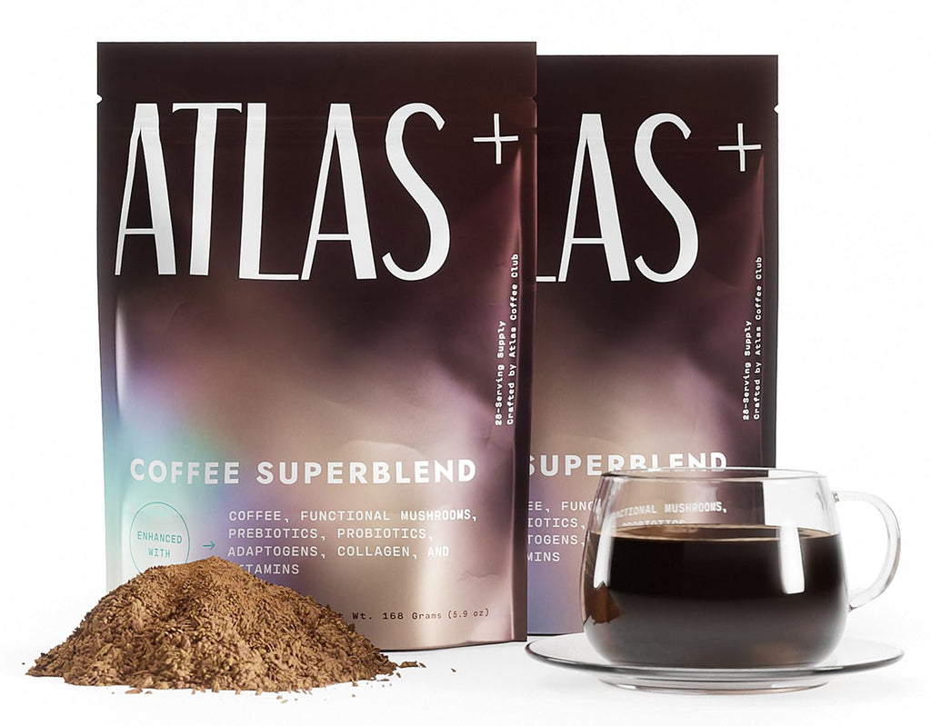 Atlas+ mushroom coffee superblend benefits