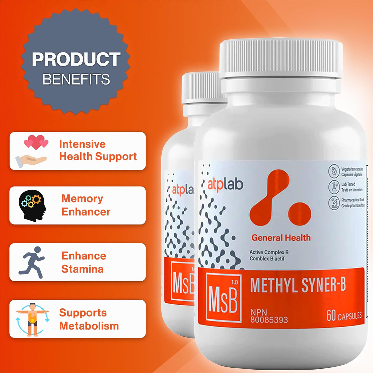 ATP LAB vitamin B for metabolism boost