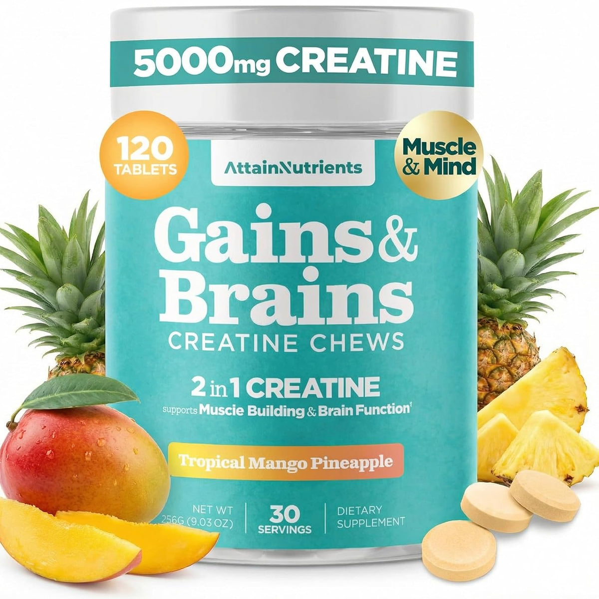 Attain Nutrients creatine chews gummies
