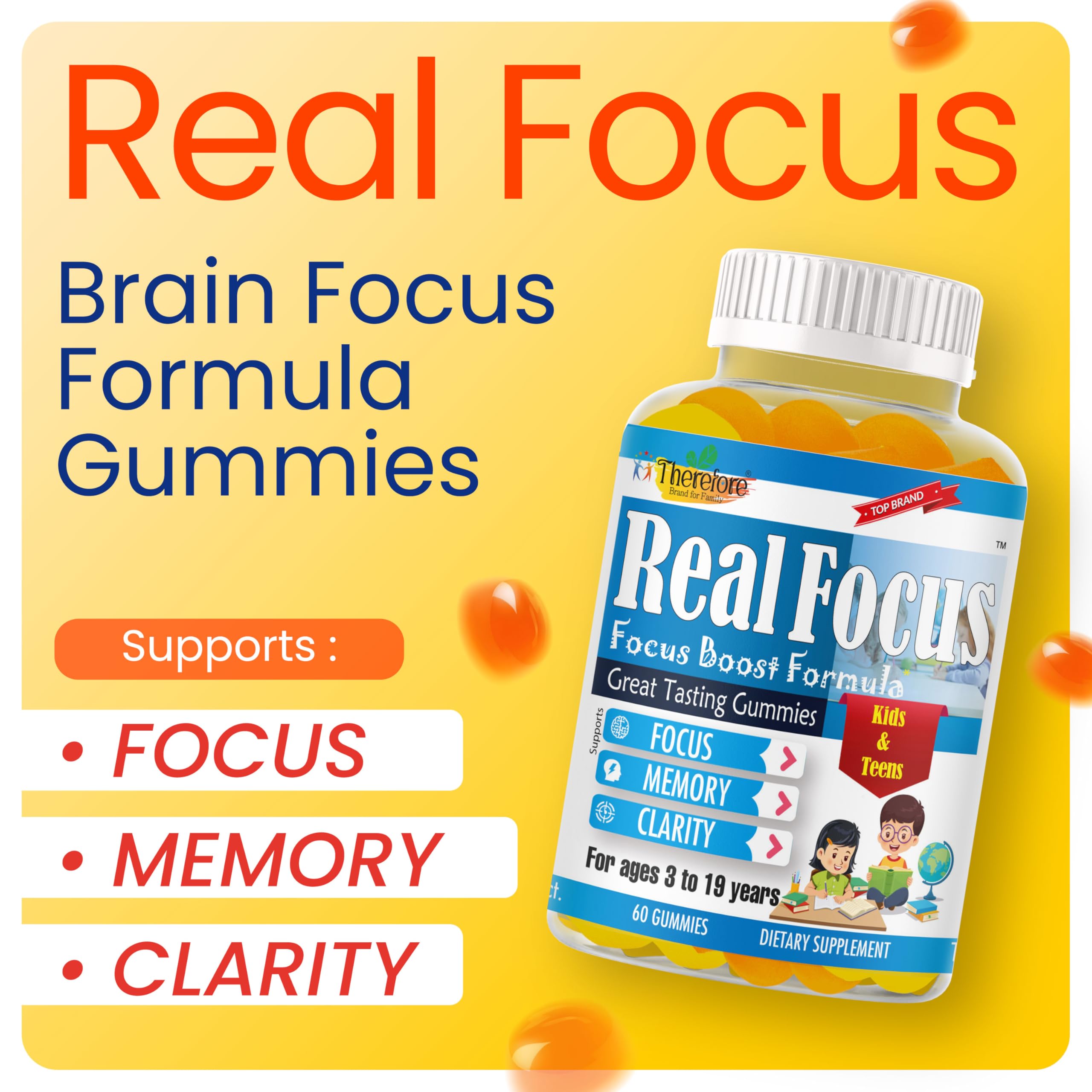 attention support gummies for teens