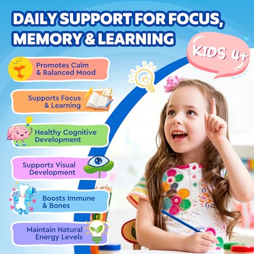 Attention support vitamins for children