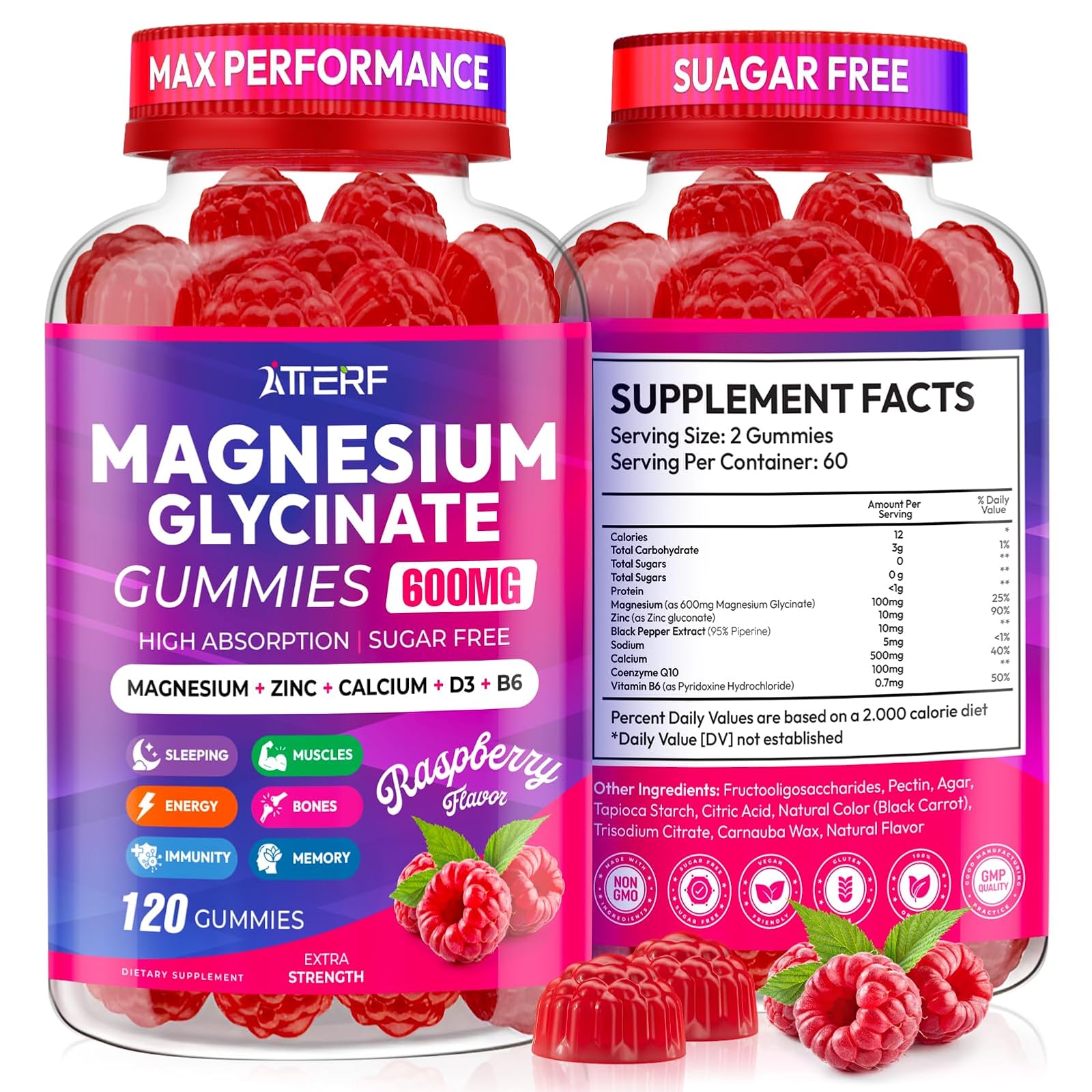 Atterf magnesium glycinate gummies benefits