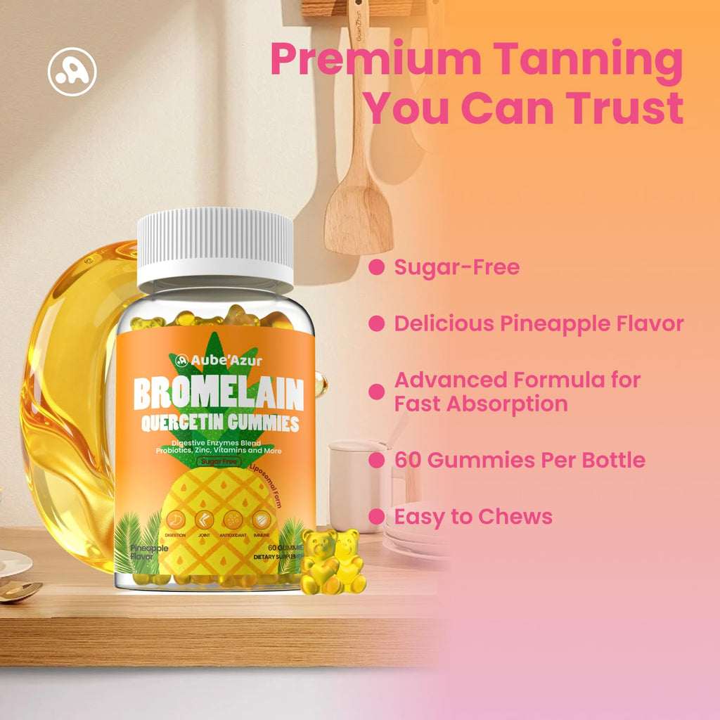 Aube'Azur bromelain gummies for comfort