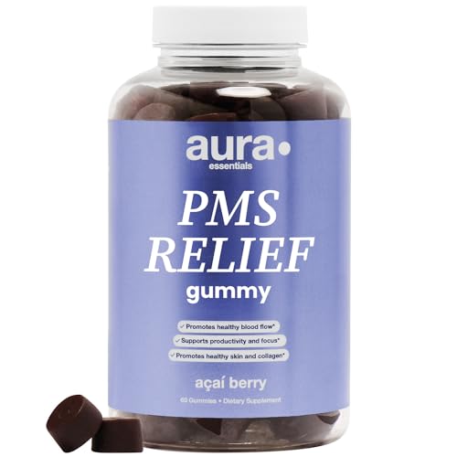 Aura Essentials acai berry PMS gummies